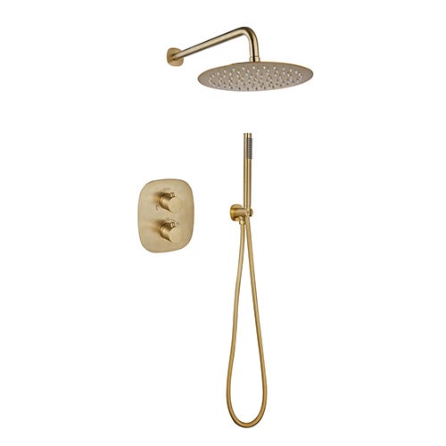 Edouard Rousseau - Colonne de Douche Thermostatique WALL – Tête 245 mm ...