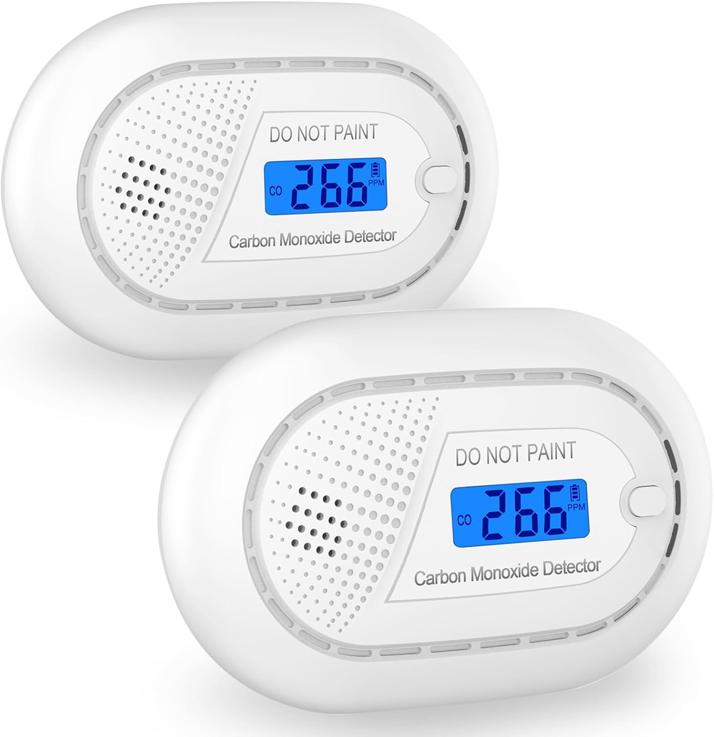 Détecteur de Monoxyde de Carbone Alarme Portable avec Durée de Vie 10 ...