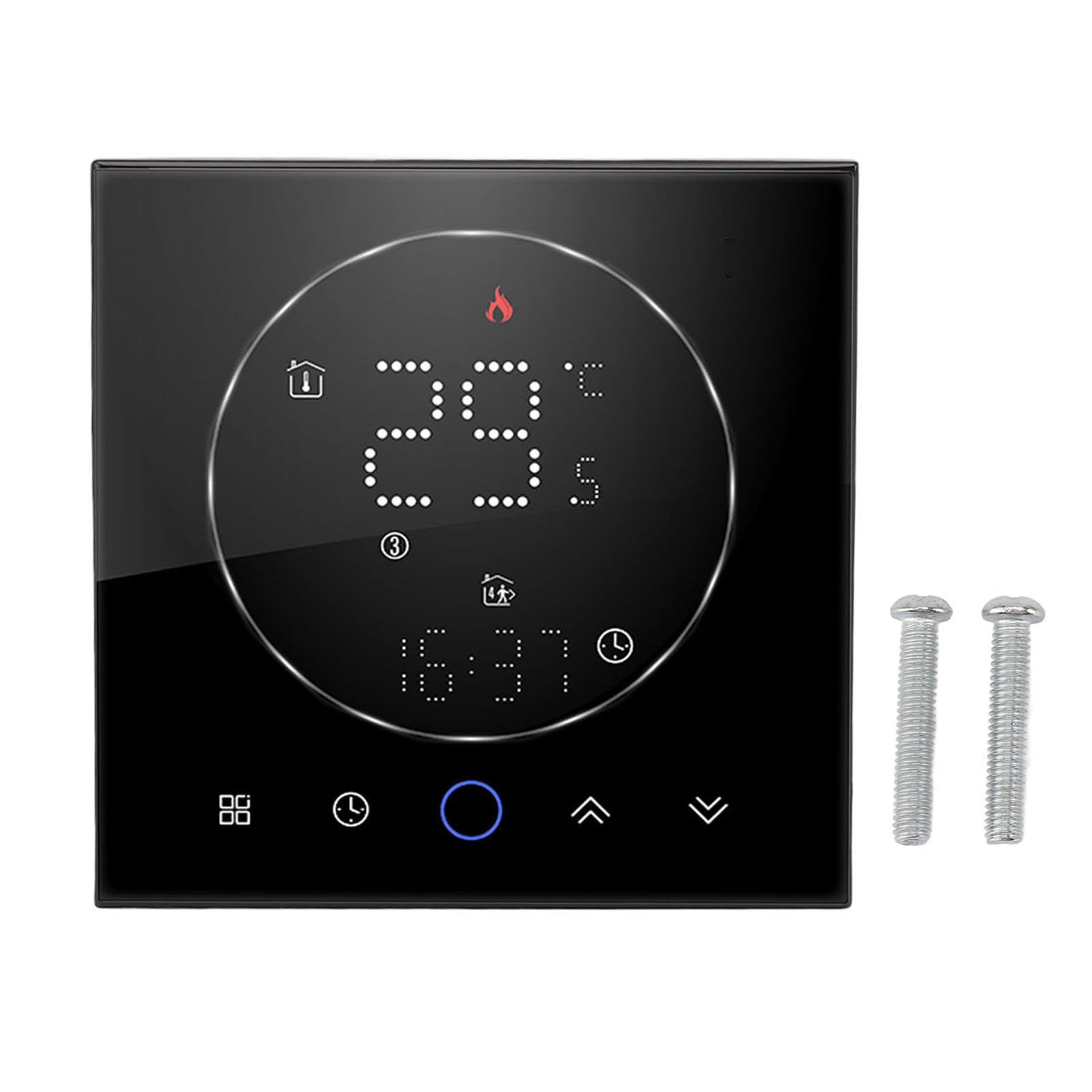 Thermostat intelligent avec écran LED, contrôle du chauffage de l'eau, thermostat programmable ...