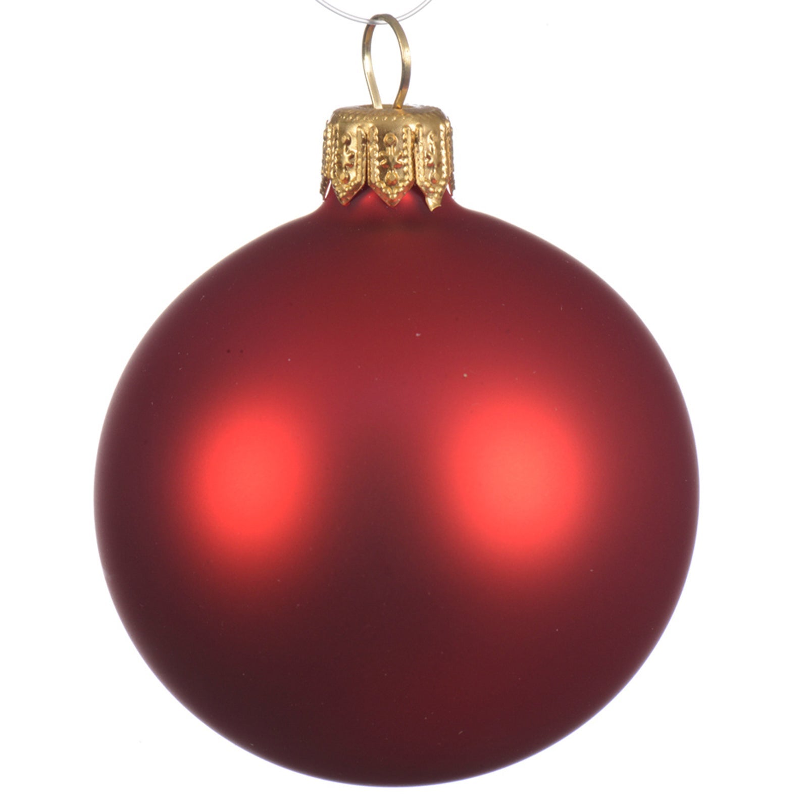 Bola de Navidad roja opaca de vidrio cm 8 | Leroy Merlin