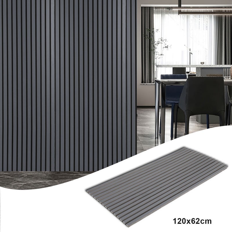 Panel de lamas Revestimiento mural de MDF natural Moderno panel mural ...