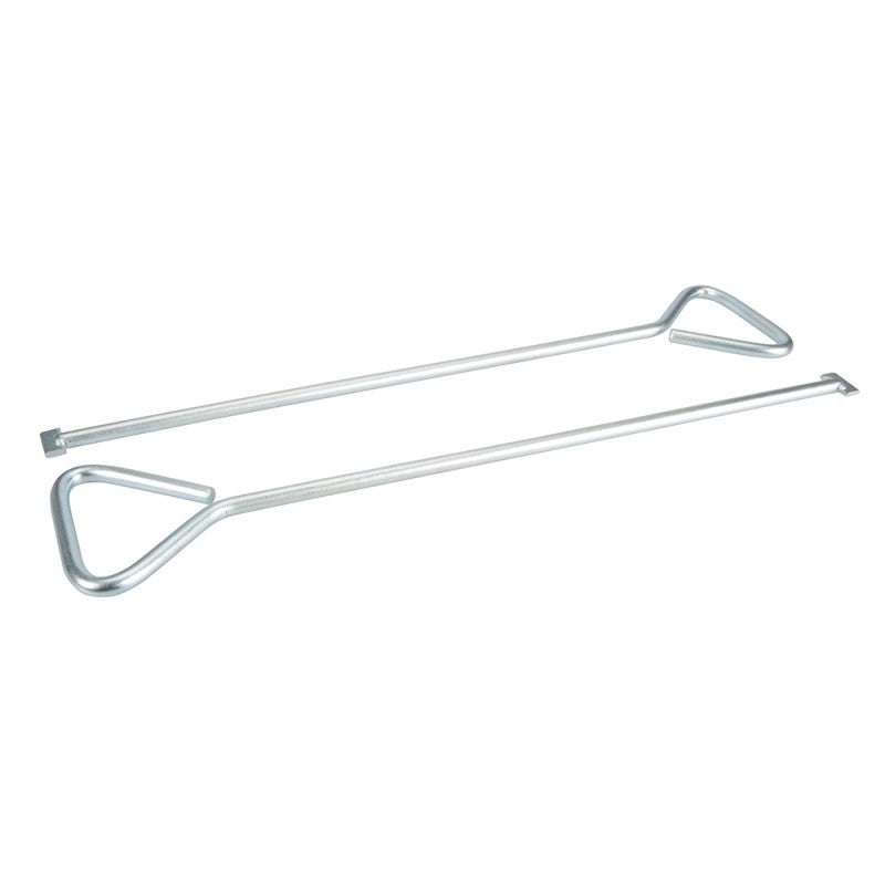Silverline Clés à plaques d'égout en T, 2 pcs 620 mm | Leroy Merlin