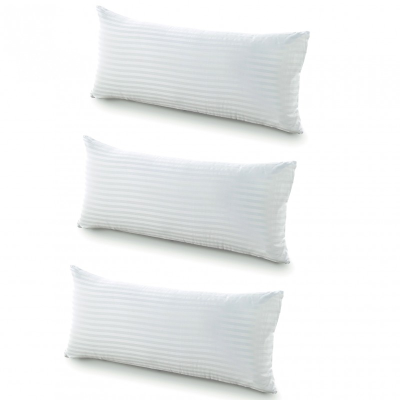 Muemue Oreiller Pack de 3 fibre toucher plume 90cm | Leroy Merlin