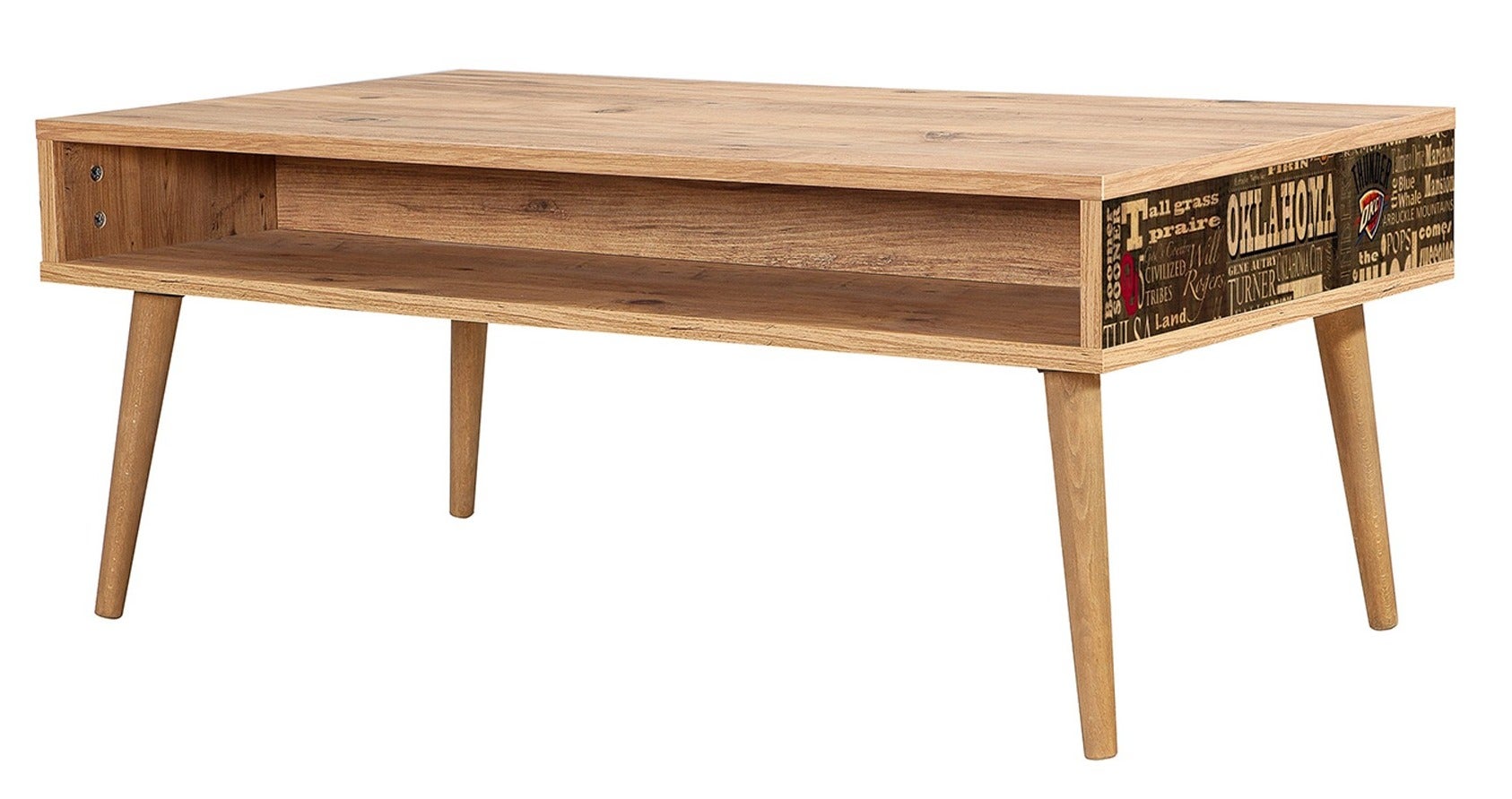 Table basse en bois clair originale avec niche Kiza 765 | Leroy Merlin