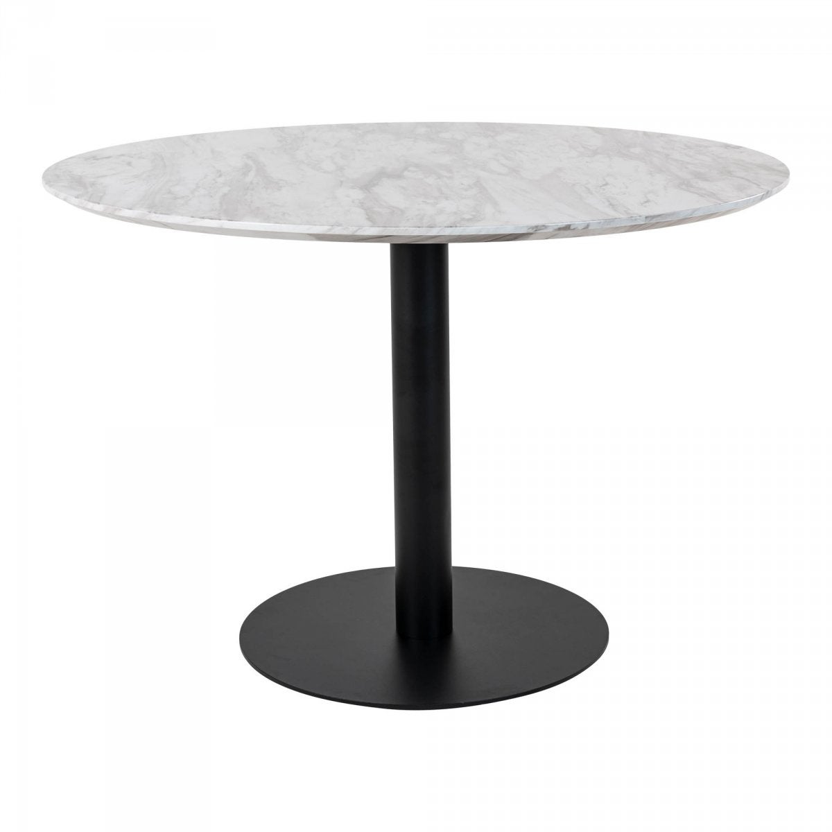Table à manger ronde aspect marbre 110 cm SIENNA | Leroy Merlin