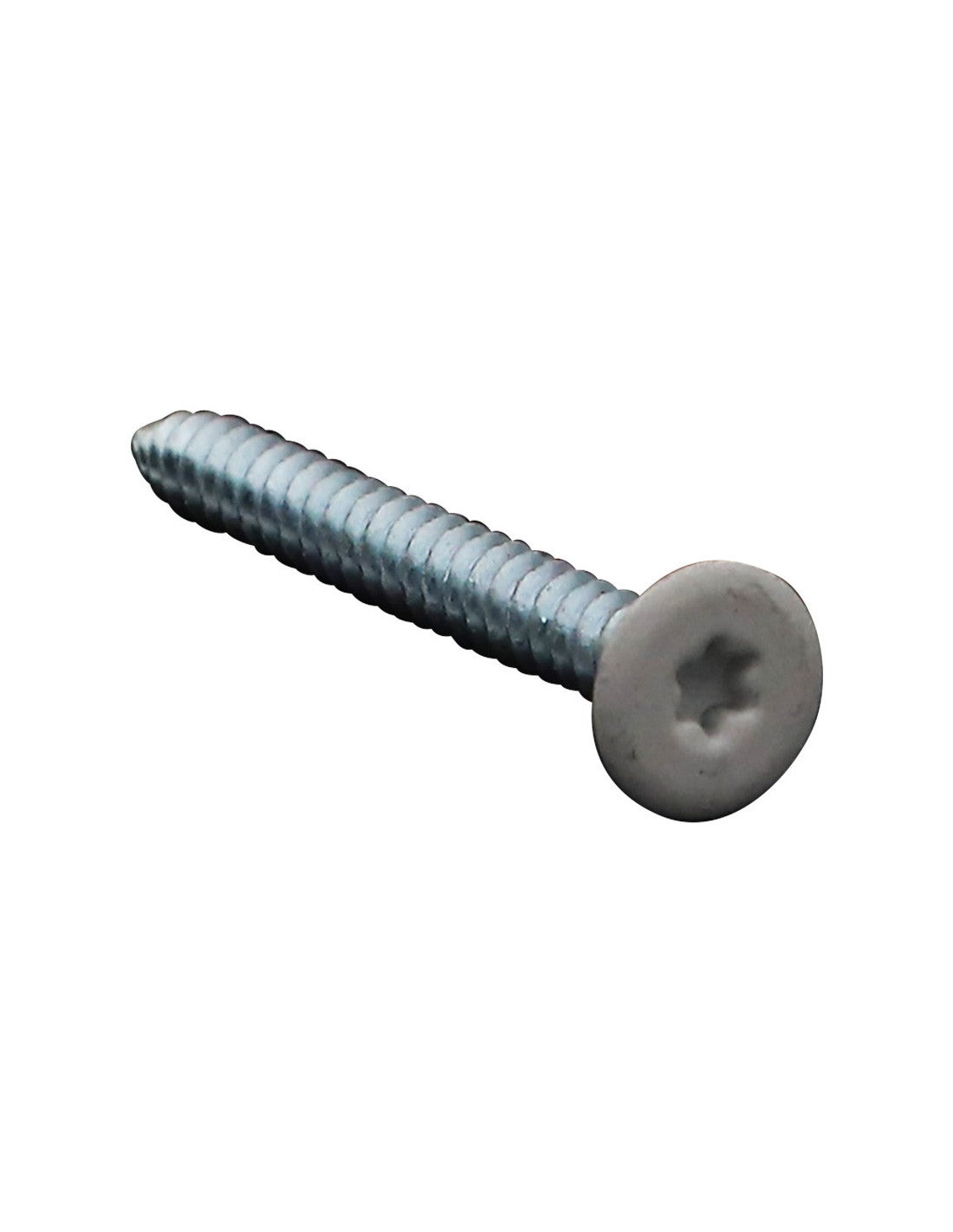 Vis tôle Double filet Tête plate TORX T20 4.8X45 Acier zingué RAL9010 ...