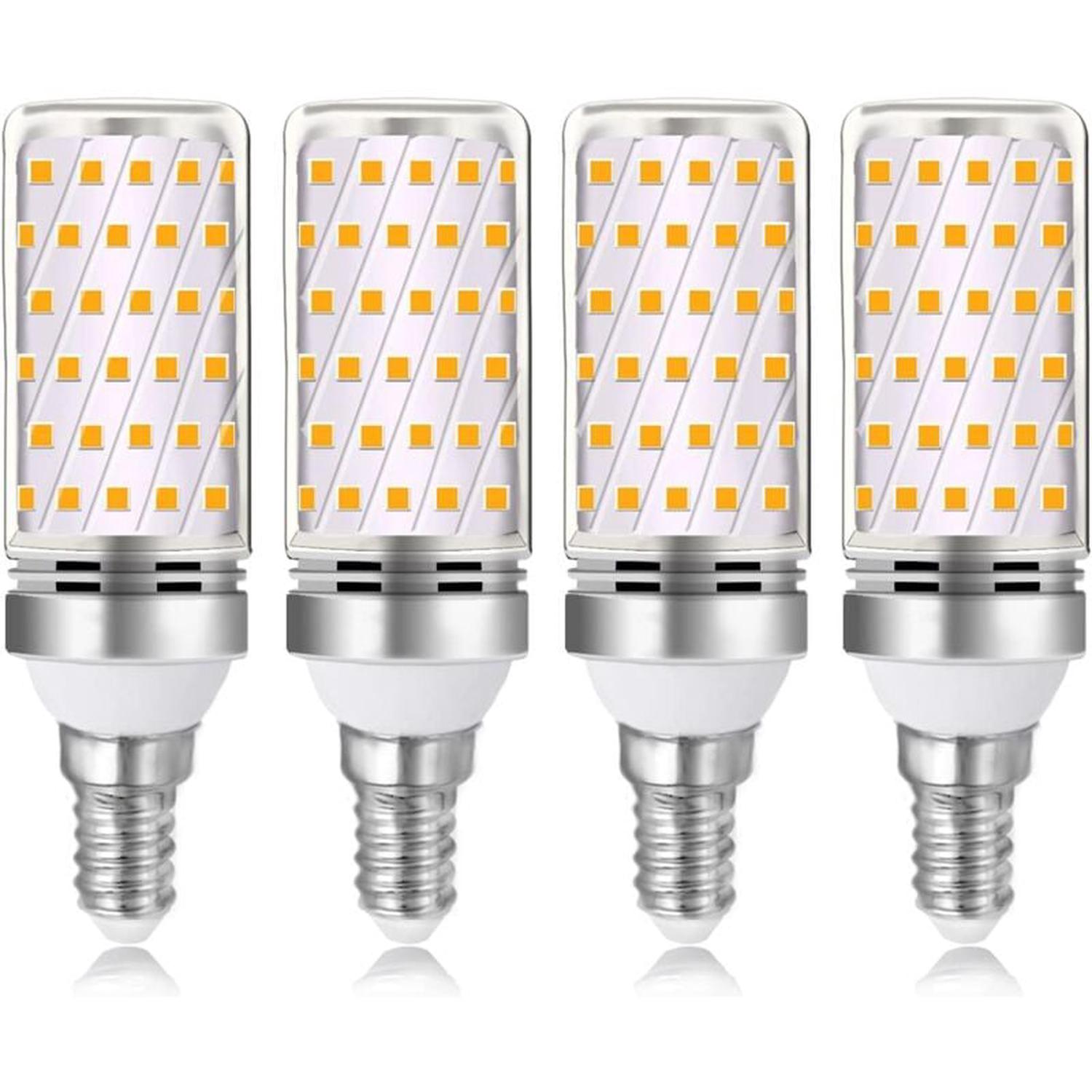 Lampadina E14 16W LED Bianco Caldo 3000K 1600lm, Equivalente Lampada ...