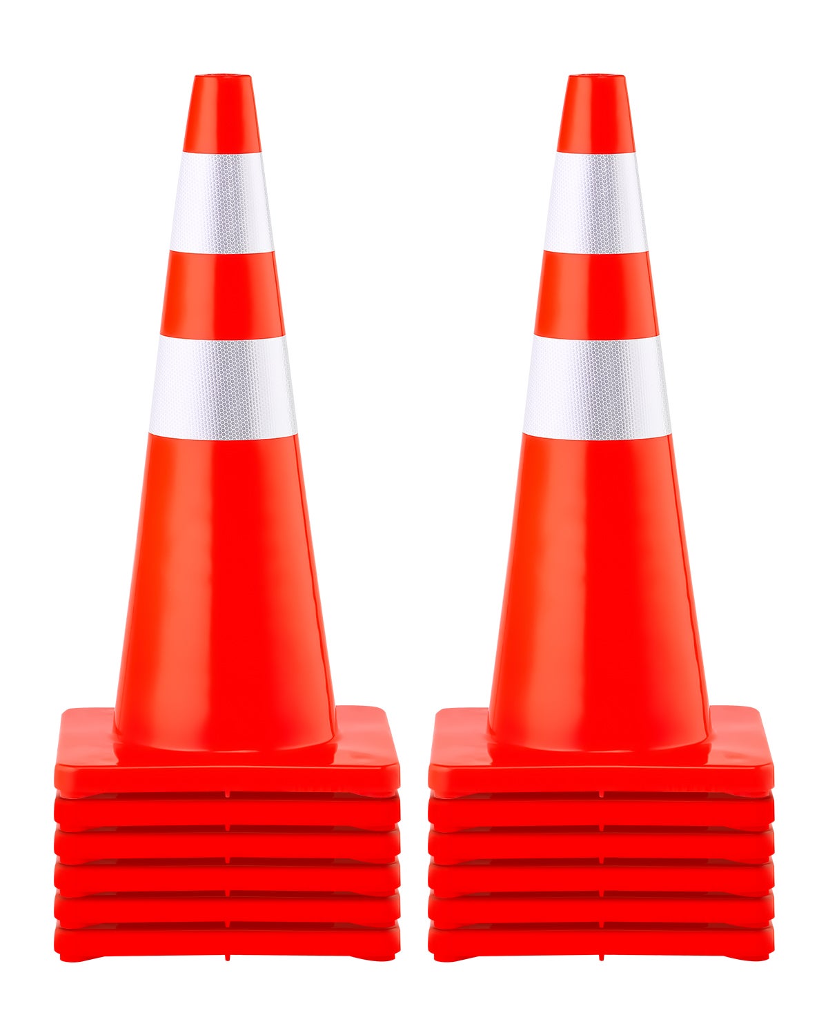 Cône Signalisation Réfléchissant 12 Pièces 73 cm VEVOR, Plot de ...