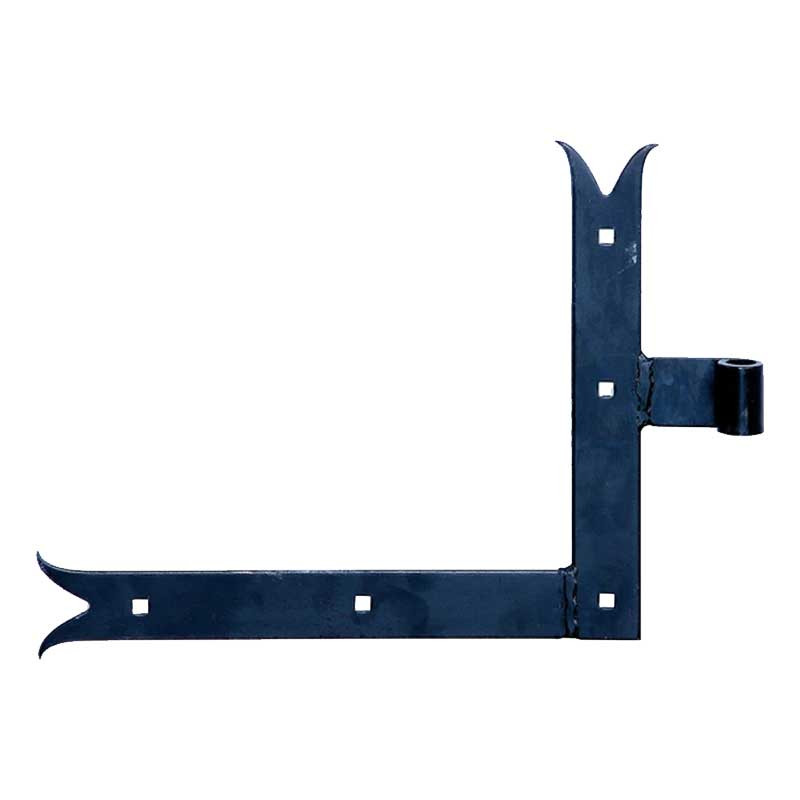 Penture équerre gauche queue de carpe zinguée noir 250 x 300 - | Leroy ...