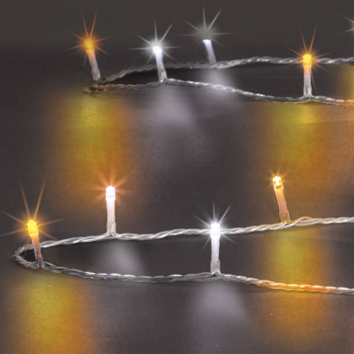 300 LED bianco freddo luce di stringa per esterni 30m | Leroy Merlin