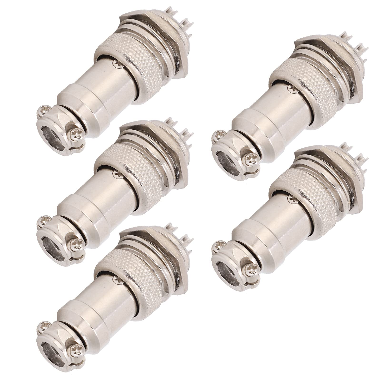 Connecteur de prise d'aviation 5 pièces mâle femelle panneau de fil châssis d'alimentation ...