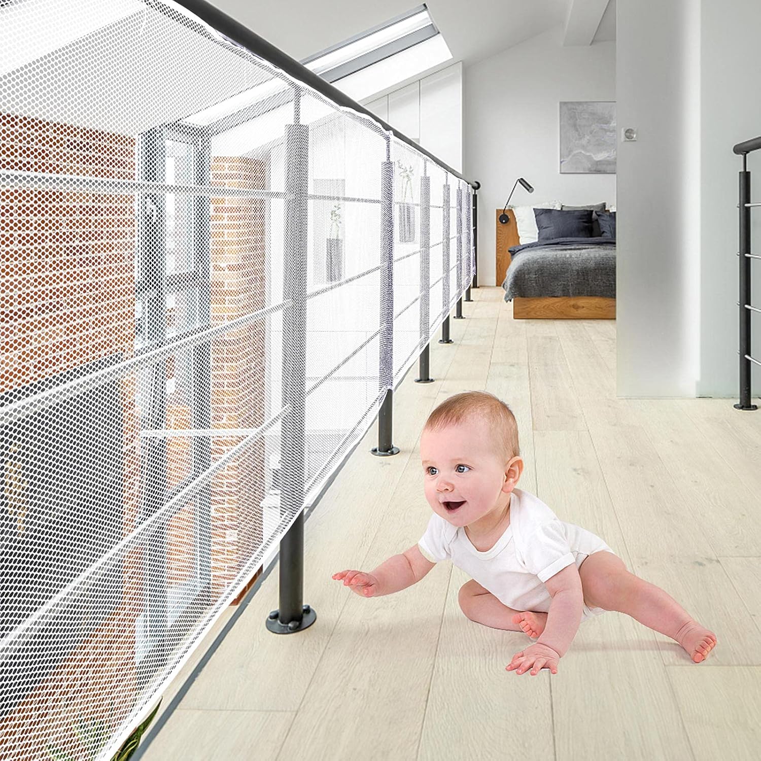 Filet de Protection pour Escaliers, Filet de Sécurité, Filet de ...