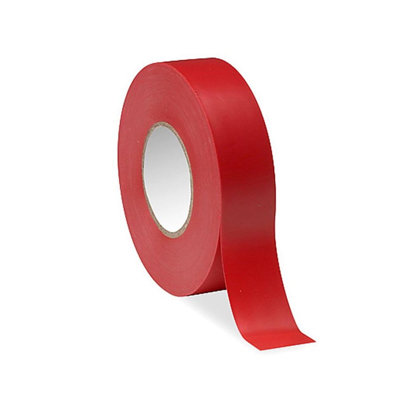 Ruban adhésif isolant électrique 15mm x 10m Couleur Rouge | Bricoman