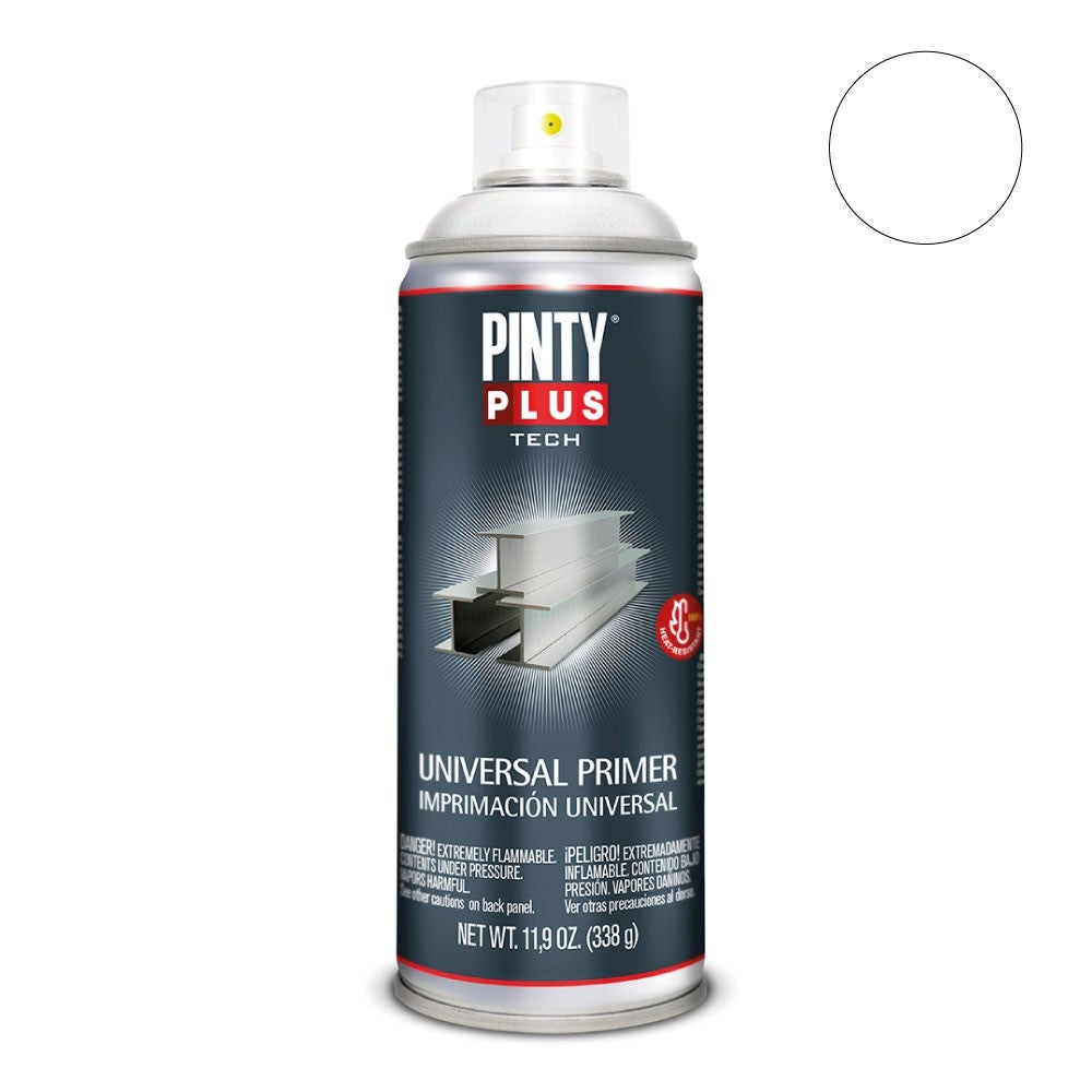 Pintura en spray pintyplus tech 520cc imprimaci n universal blanca i101 | Leroy Merlin