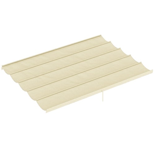 Toldo retráctil de repuesto de poliéster 3.5x2.6 m para pérgola de 4x3 ...
