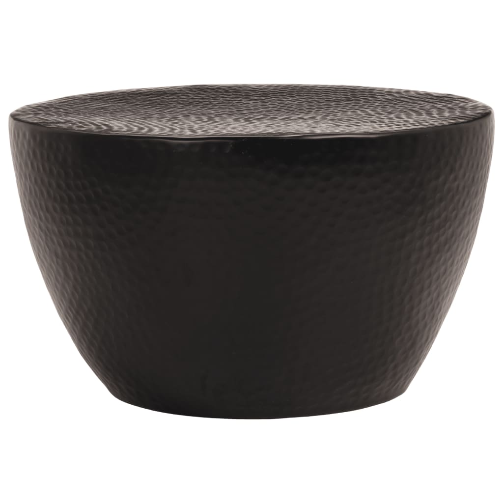 Table basse | Table d'appoint | Table de Salon martelée en aluminium Ø ...