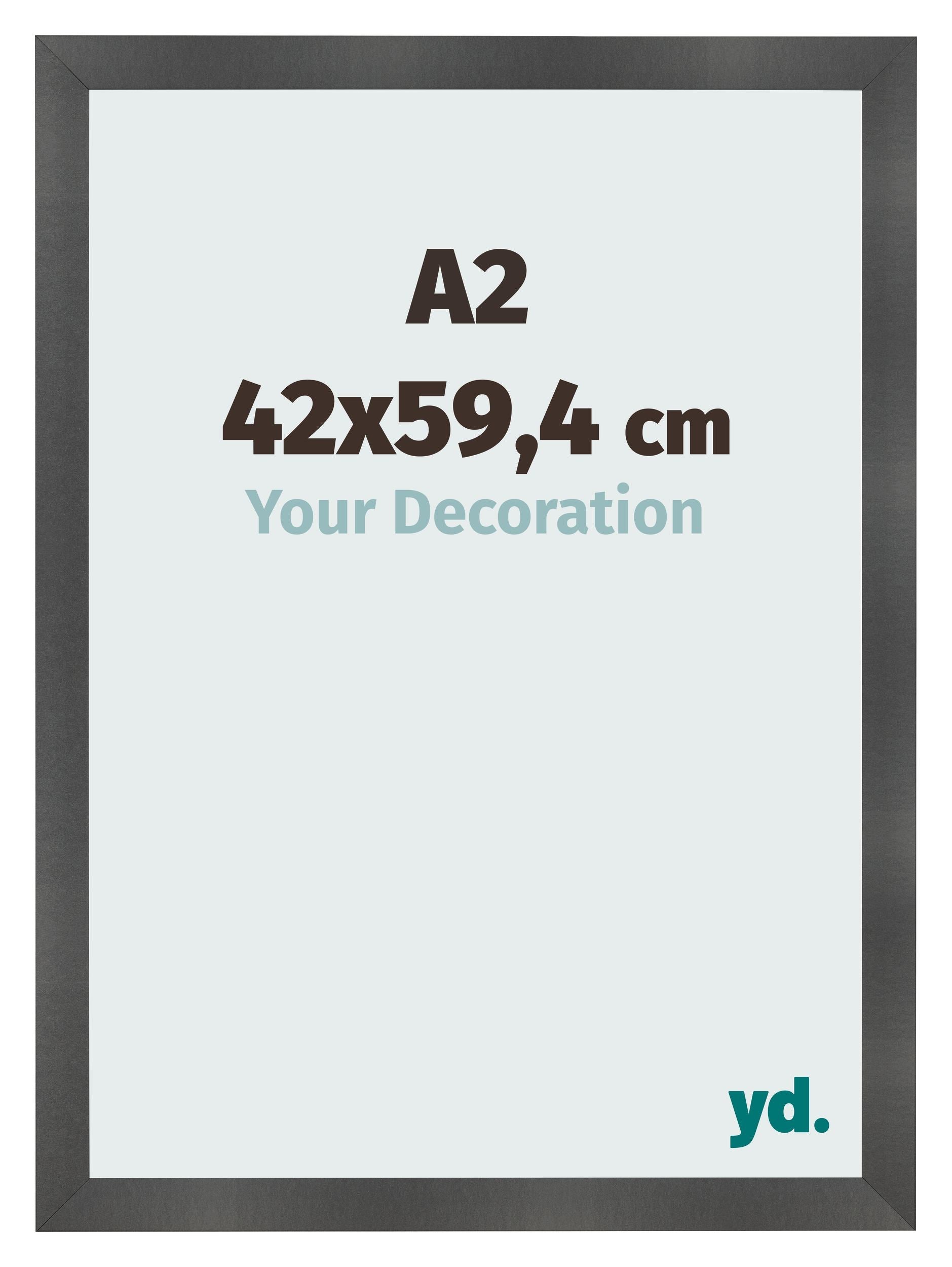 Yd. Cadre photo A2 42x59.4 cm - Noir Mat - MDF - Pisa | Leroy Merlin