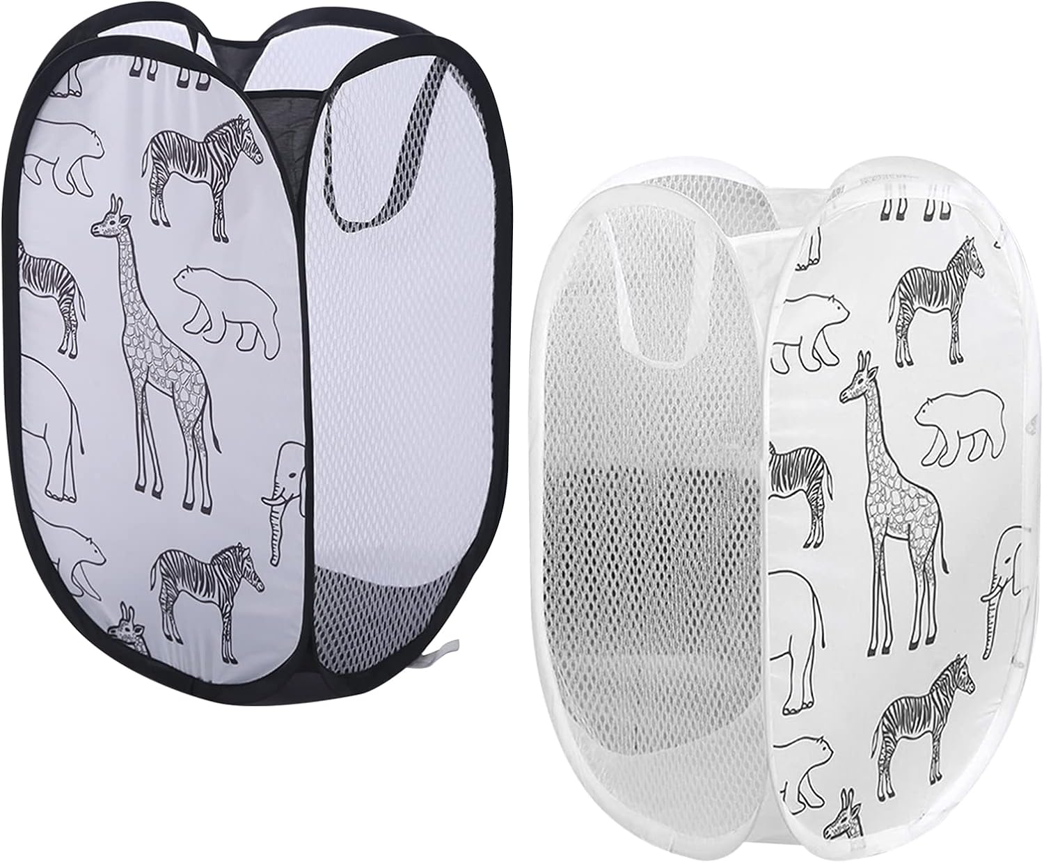 2 Pcs Panier à Linge, Corbeilles à Linge Pliable, Sac à Linge, Panier à ...