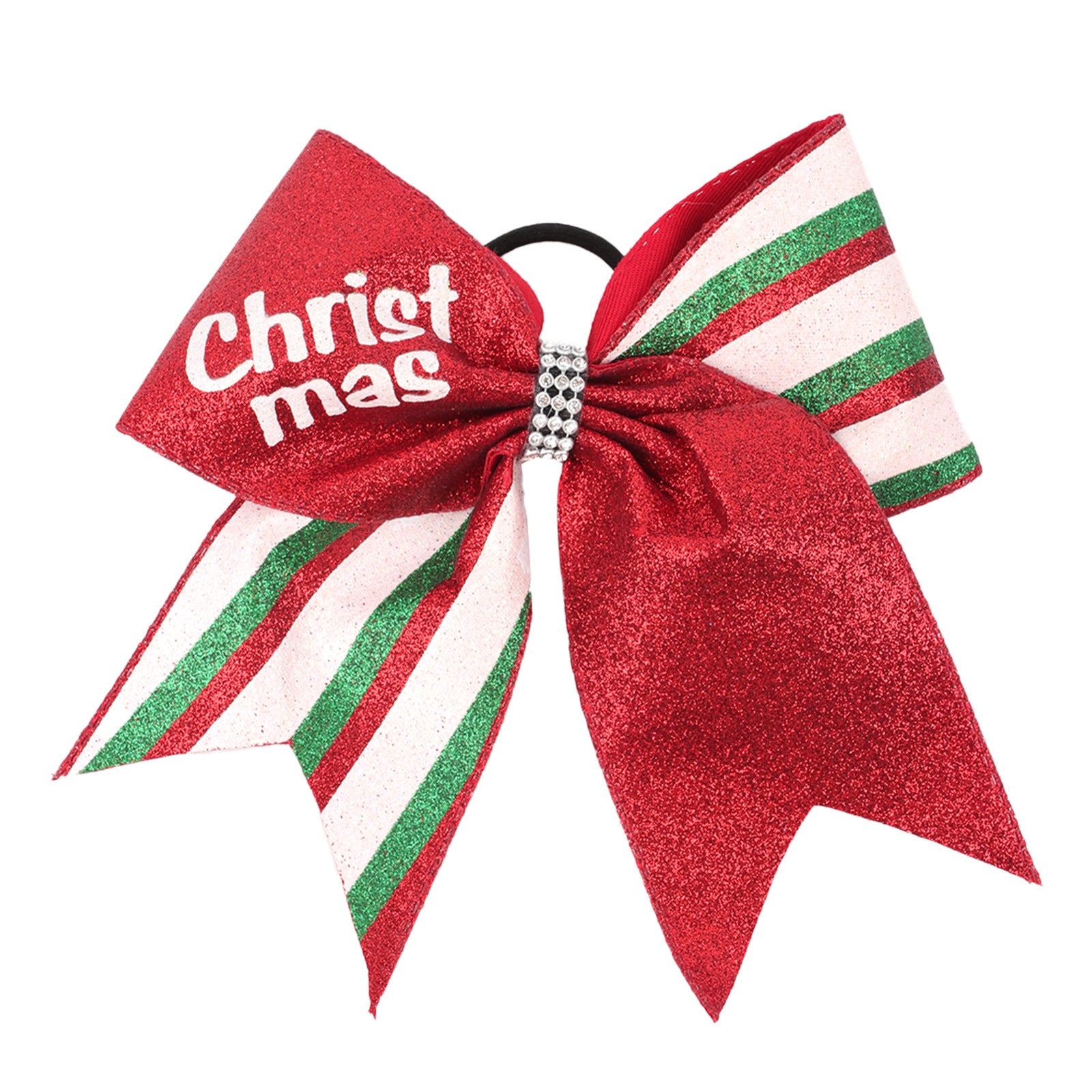 1 Nœud de Noël à paillettes pour cheveux, grands nœuds en ruban de Père ...