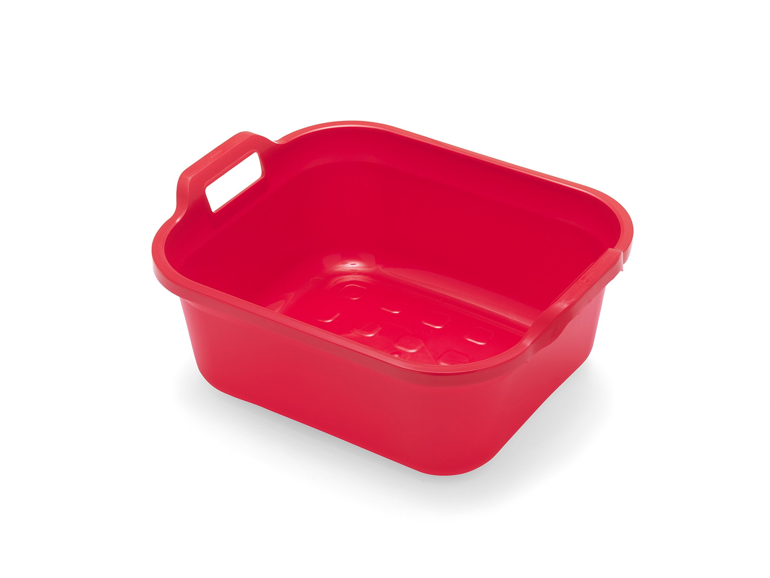 Addis bacinella Rettangolare con Manici, plastica, Red, 39 x 32 x 14 cm ...