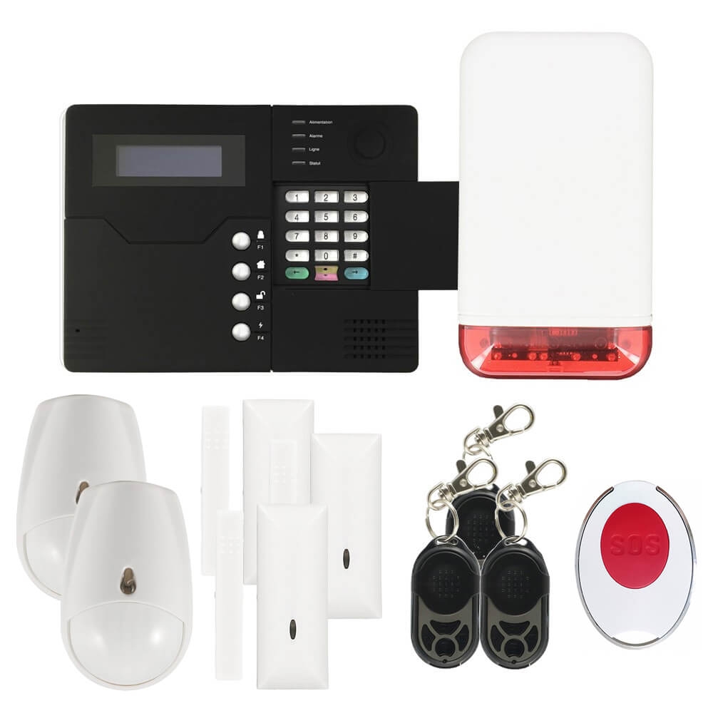 Pack alarme IP09 GSM avec sirène flash autonome | Leroy Merlin