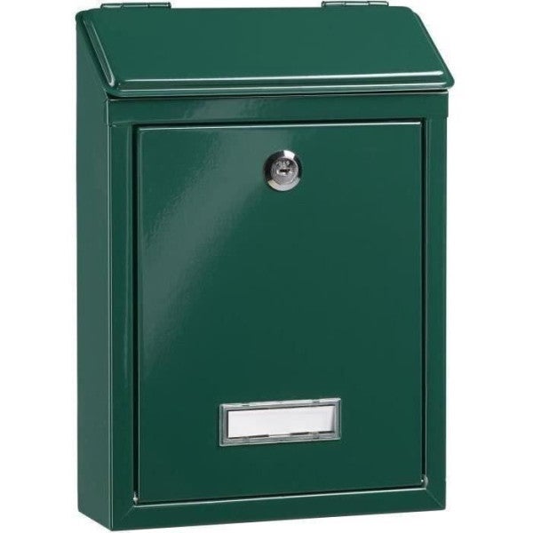 Boîte aux lettres BURG WACHTER MISSIVE 1 Porte - Murale - Acier galvanisé - Gris | Leroy Merlin