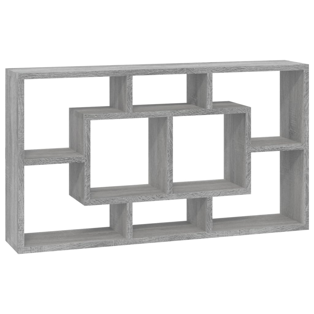 Estantería de pared，Estante flotante，Repisa de pared con 8 ...