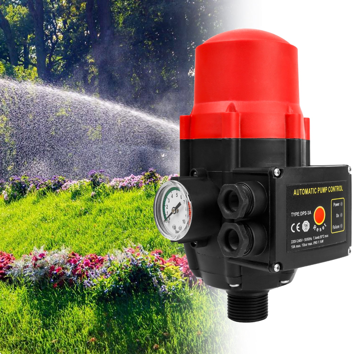 Presostato control bomba Regulador de presión Presscontrol Watertech ...