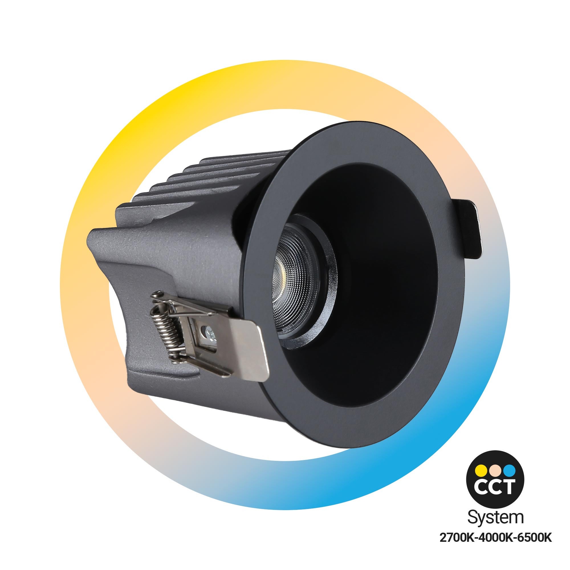 Downlight LED exterior 12W - CCT - Chip OSRAM - Driver PHILIPS - Corte ...