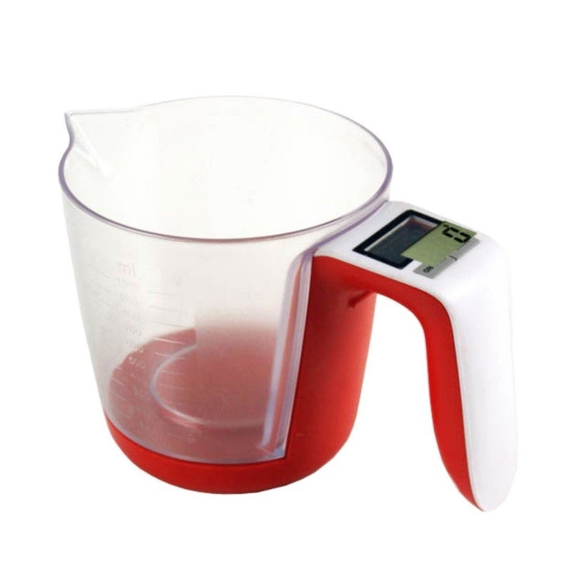 Báscula de líquido con pantalla LCD de 3 kg con jarra graduada | Leroy ...