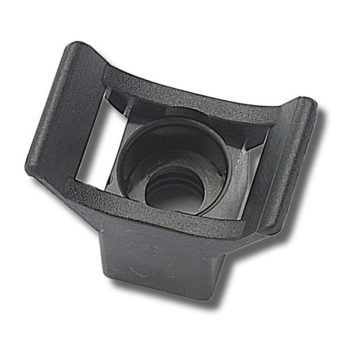 Embase à vis noire pour collier largeur 9mm - 100 pièces | Leroy Merlin