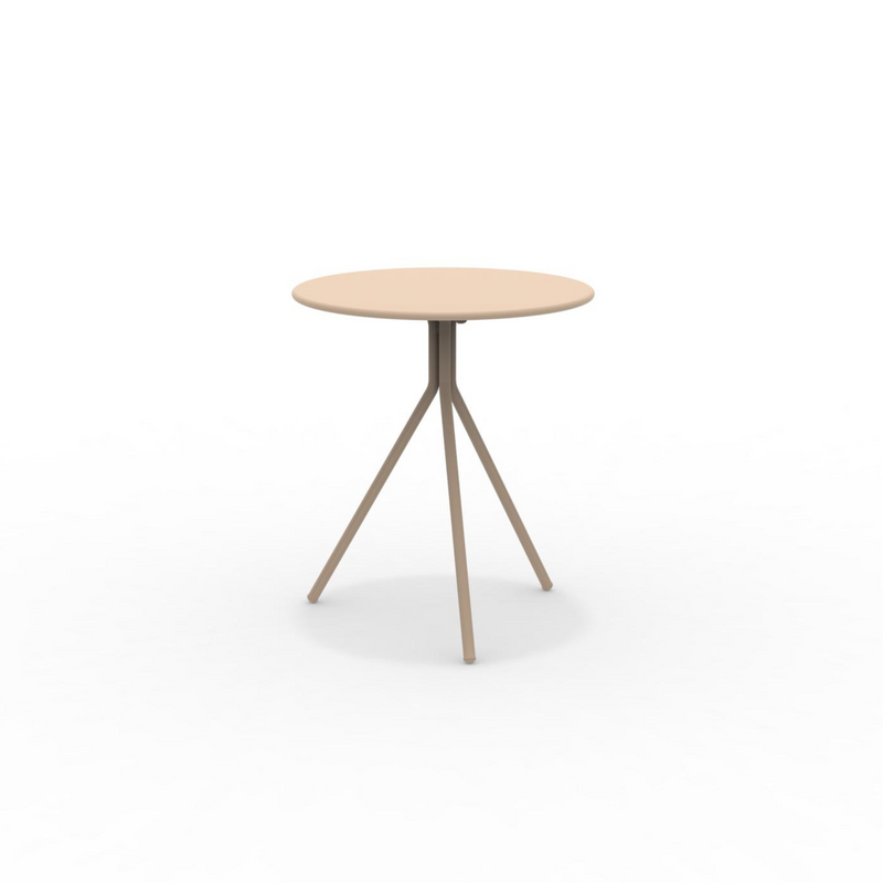 Table ronde en métal galvanisé "Twist15" pour jardin, amovible, h 75 cm ...
