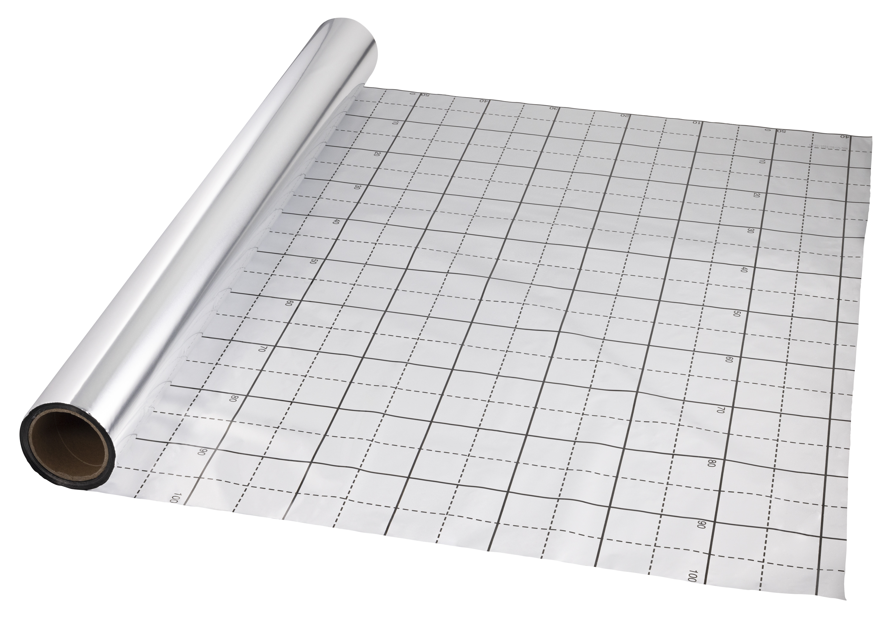 Rouleau de film aluminium réfléchissant longueur 50 mètre x largeur 1 mètre NOYON & THIEBAULT ...