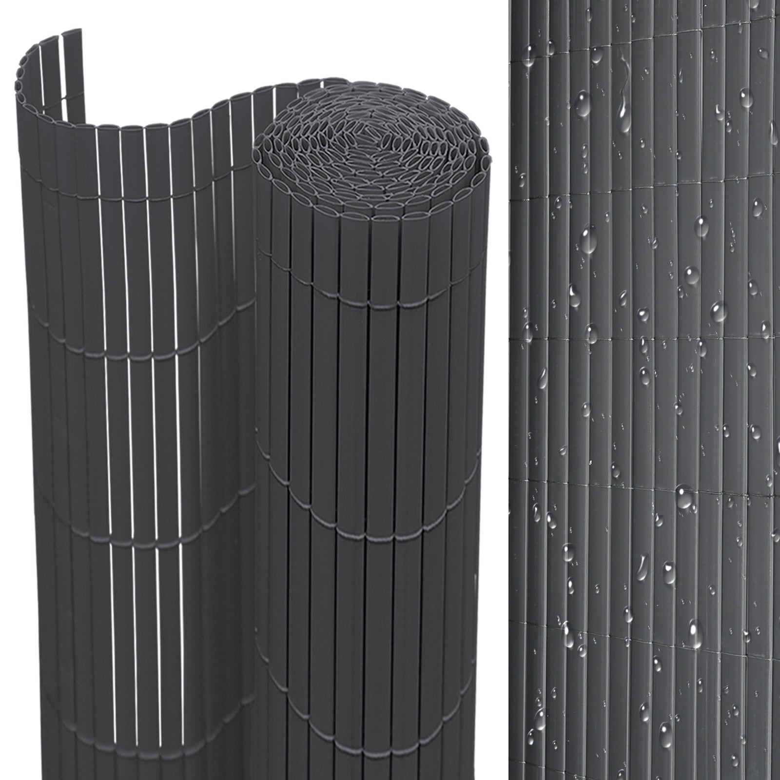 Canisse de PVC, Pantalla de jardín, Piscinas, Valla de PVC resistente a ...