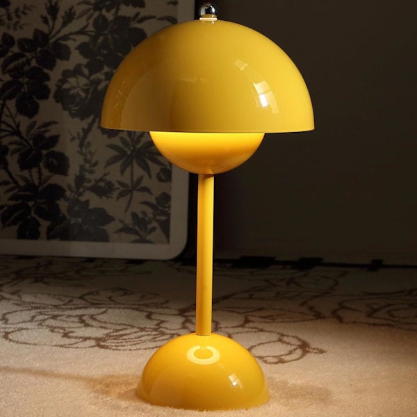 Lampe de table sans fil dans un pot de fleurs avec batterie de 1800 mAh ...