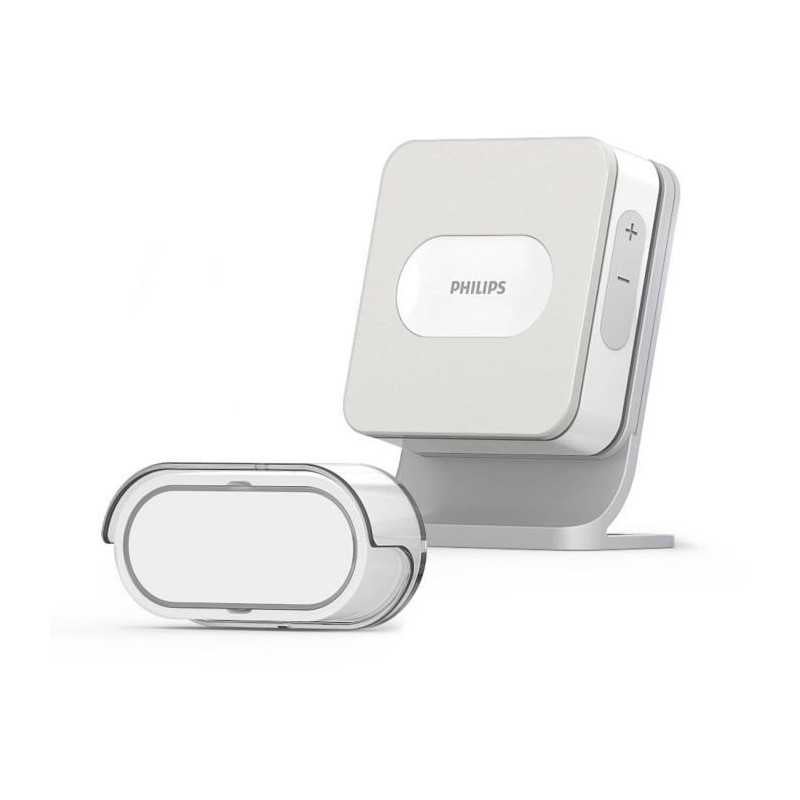 Carillon sans fil Philips Welcome Bell 300 Basic 300 m blanc 4 ...