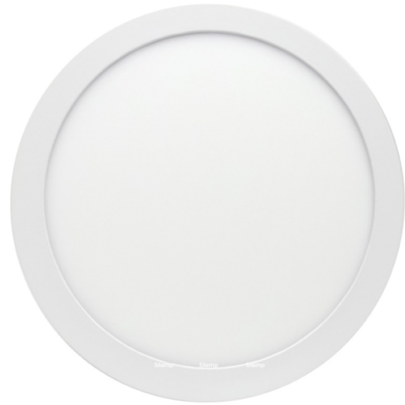 Plafonnier LED Rond 24W 220V - Blanc Froid 6000K - 8000K - SILAMP ...