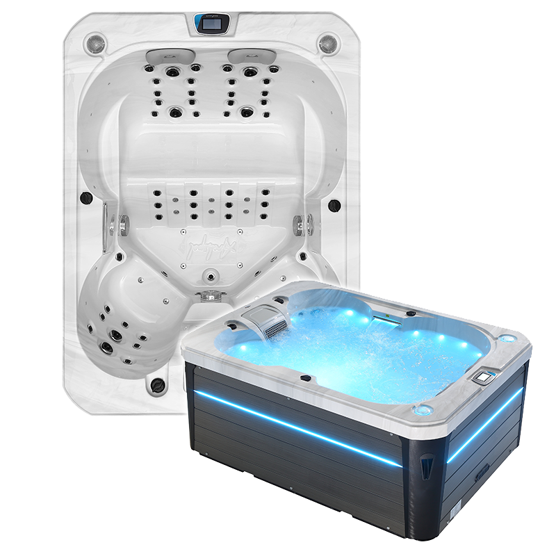 Spa compact 2 à 4 places Archipel® GT4 LED - Spa Thérapeutique Balboa ...