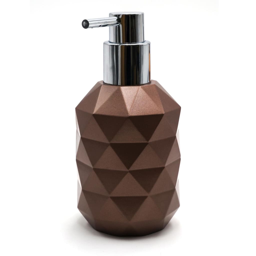 Distributeur de savon Joyce Marron foncé métallique 250 ml RIDDER ...