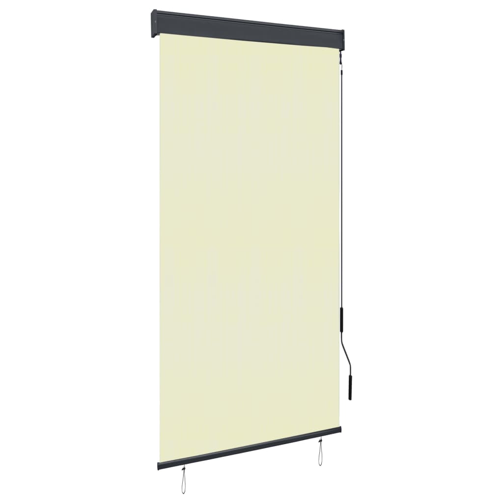 VidaXL Estor enrollable de exterior color crema 80x250 cm | Leroy Merlin