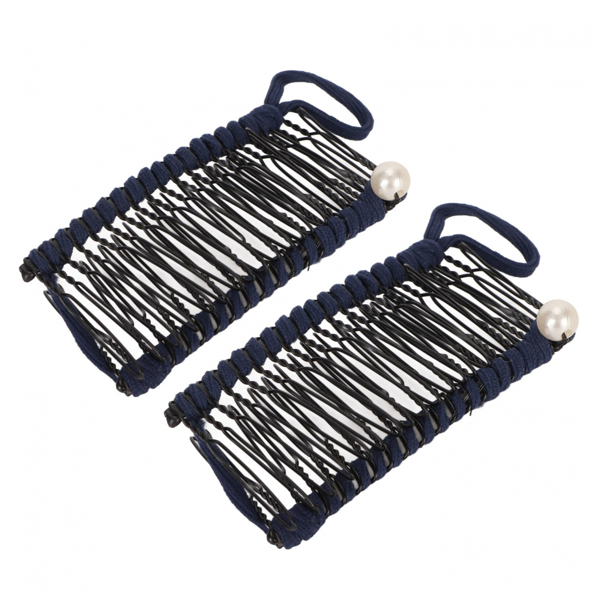 2 pinzas para el pelo con forma de plátano, estilo vintage, elásticas y ...