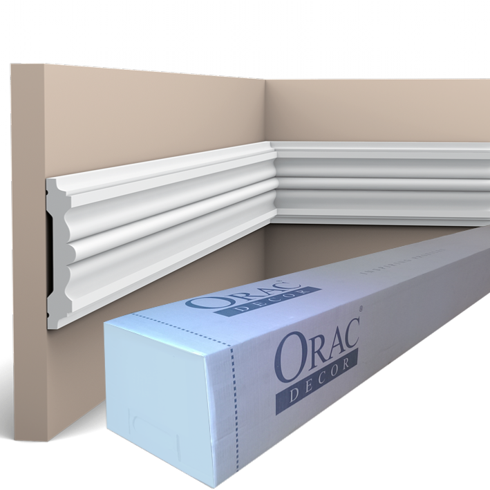 P9020 Cimaise murale Orac Decor - 9,5x2x200cm (h x p x L) - moulure ...