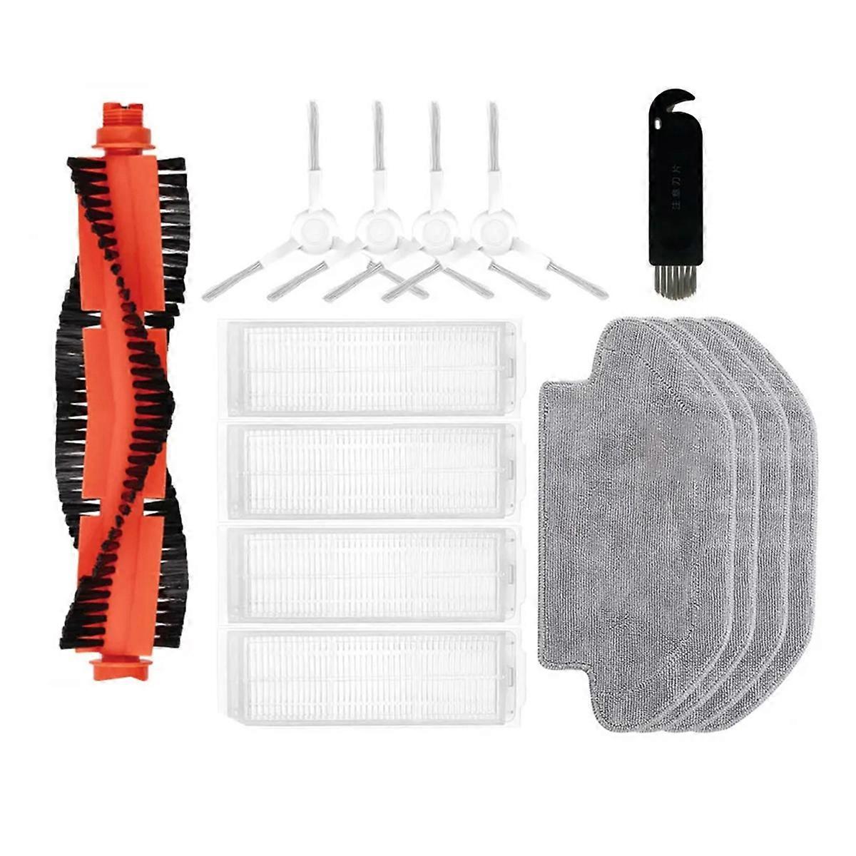 Pour aspirateur robot Xiaomi Mijia, rouleau de lavage, brosse latérale ...