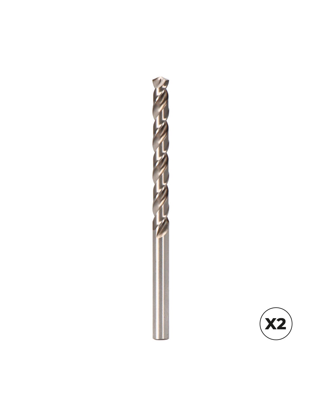 Pack con 2 Brocas Cilíndricas Cortas HSSE DIN-338N Inox 3,25mm - Izar ...