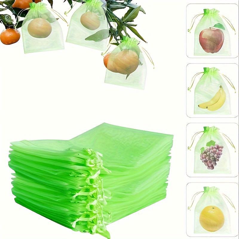 100 pièces sacs de filet de protection des fruits pour arbres fruitiers ...