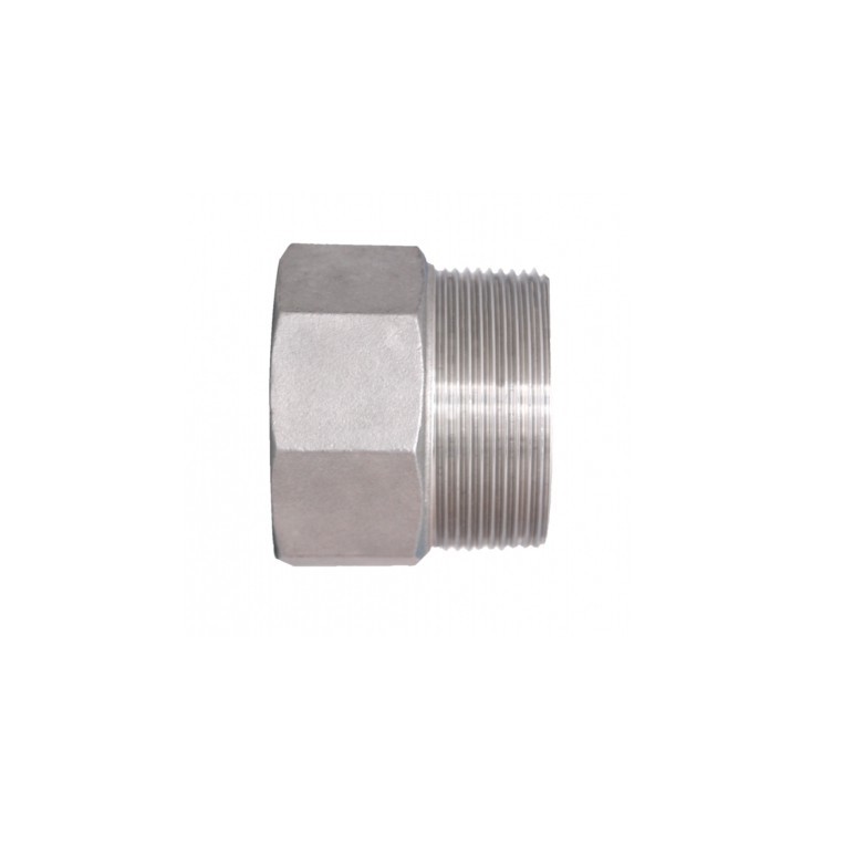 Adaptateur fileté NPT (Mâle) / Rp (Femelle) 2" Filetage ISO7-1 Inox 316 ...