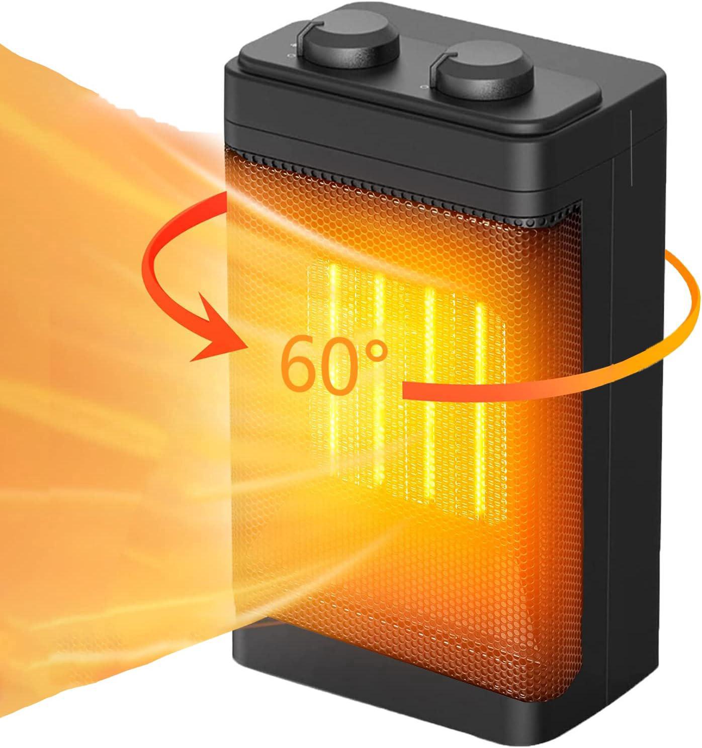 Chauffage d'appoint électrique avec fonction d'oscillation automatique ...