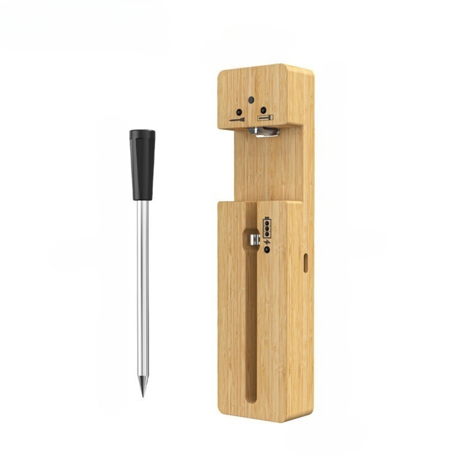 Termometro BBQ Wireless Smart a Lunga Portata, Esterno 150m Bluetooth ...