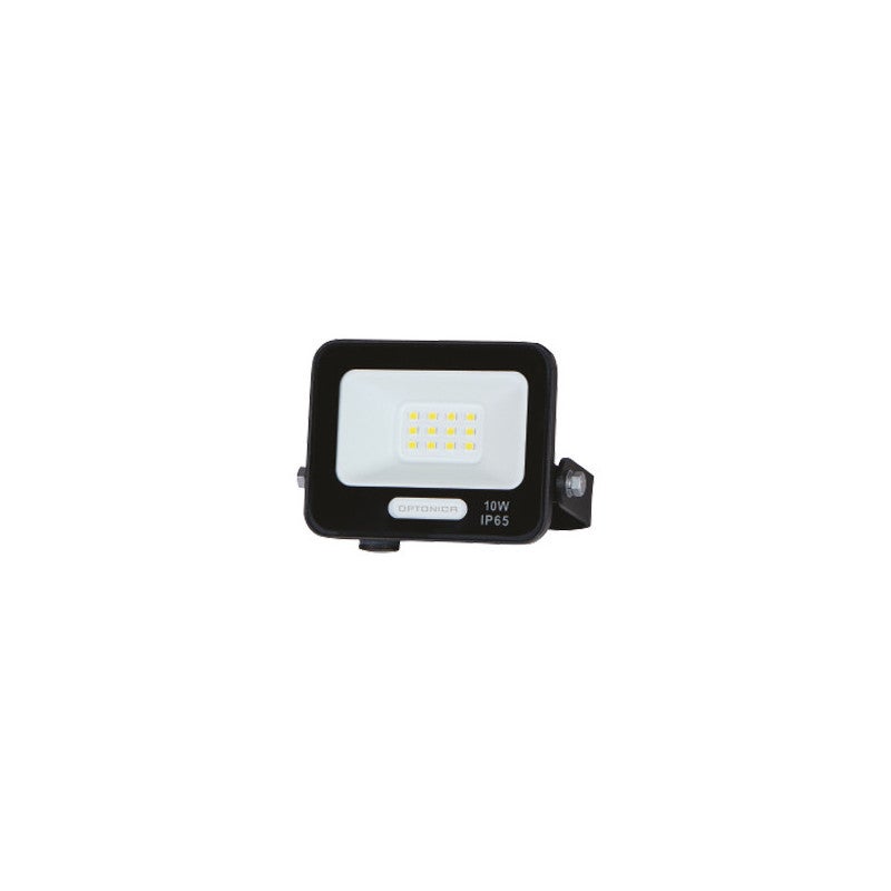 Proiettore LED SMD 10W 900lm bianco caldo 3000K nero IP65 - 101 ...