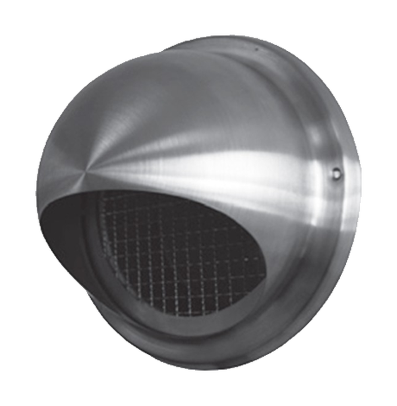 Entrée/sortie d'air murale inox D100 - PAQS 100 INOX - 870254 S&P ...